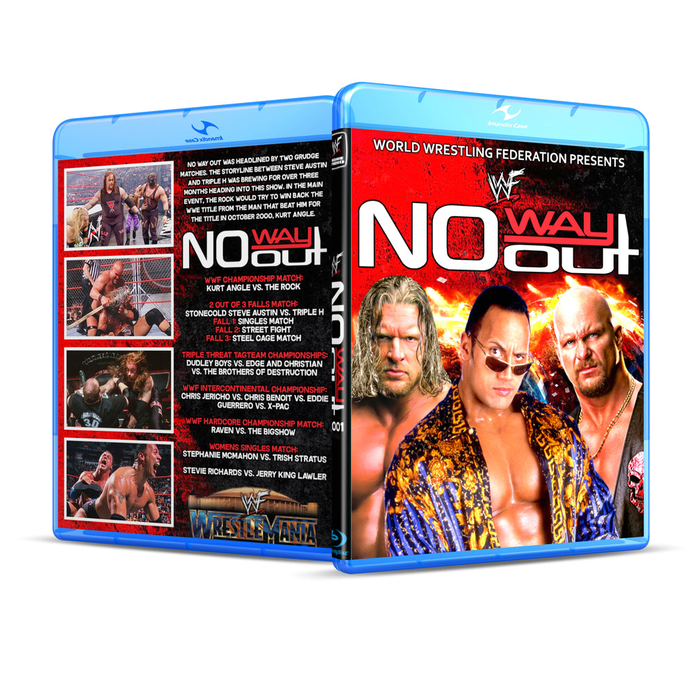 2/25/01 - WWF No Way Out 2001 (Blu-ray) – Catalog The Past