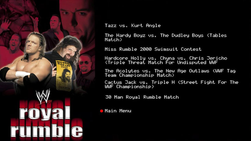 WWF Royal Rumble 2000 – Blu-ray Fan Preservation Edition – Catalog The Past