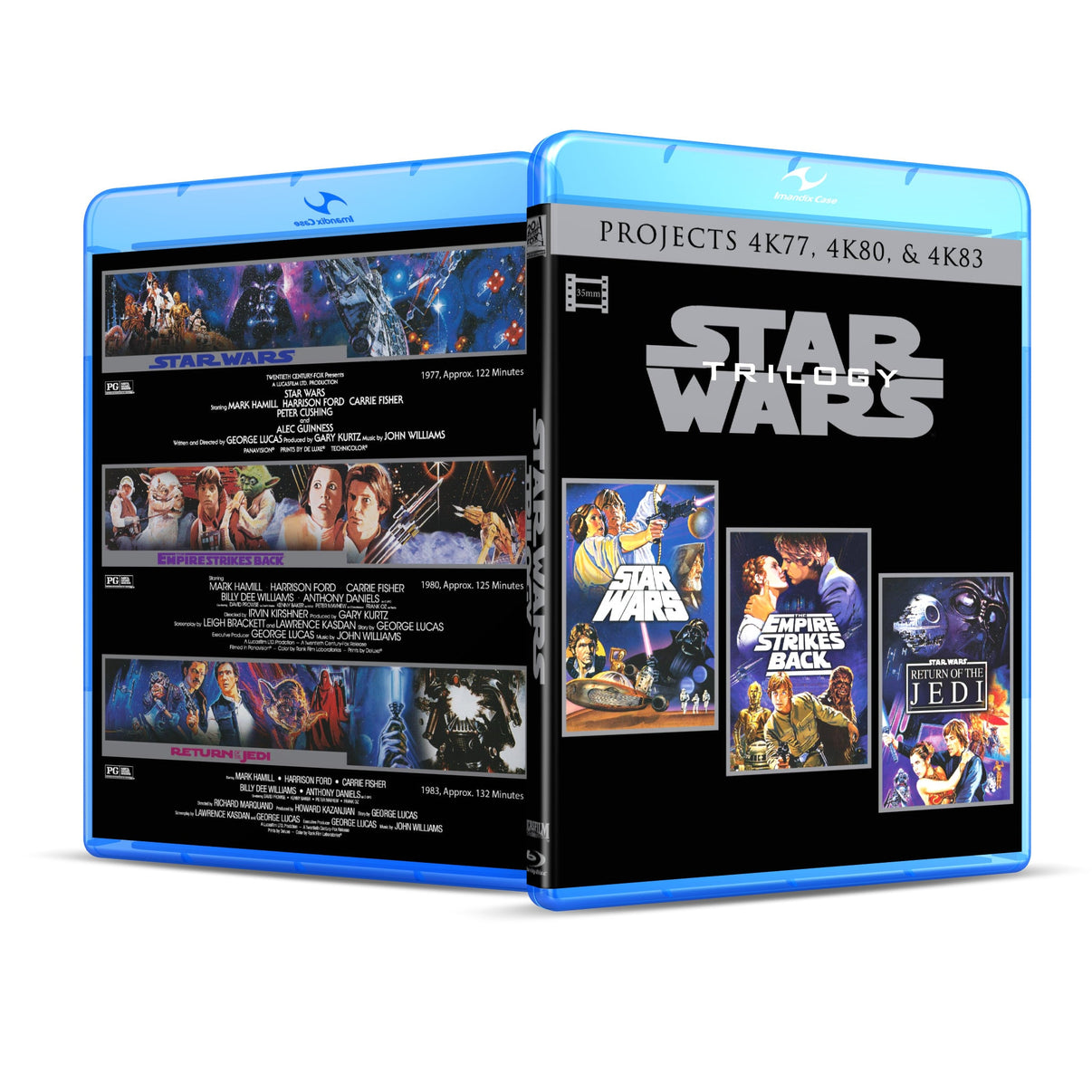 Star Wars The Trilogy 4K77 4K80 4K83 Blu Ray Set Empire Strikes & Retu ...